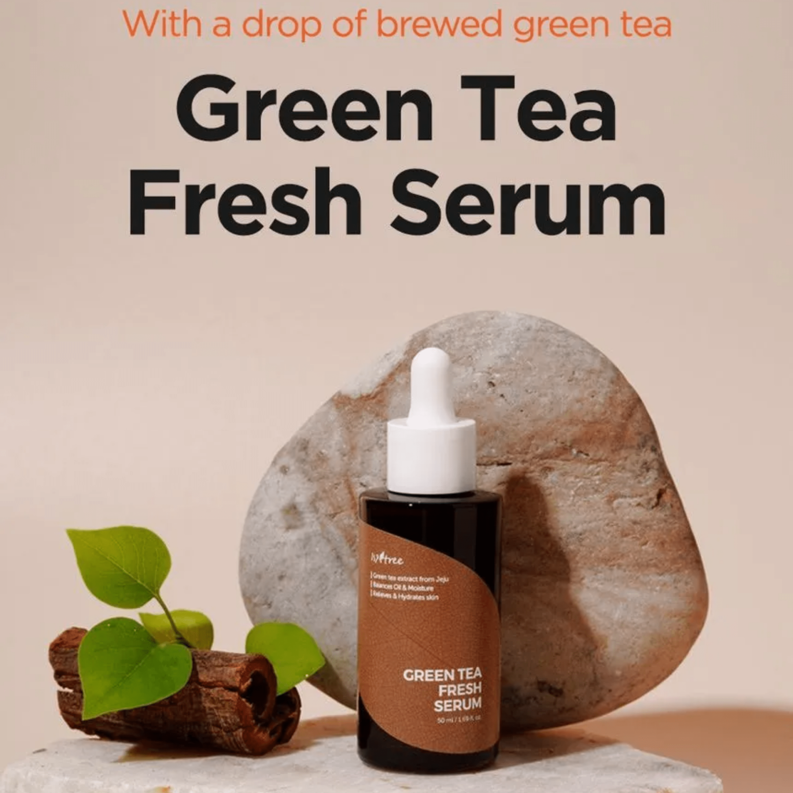 ISNTREE Green Tea Fresh Serum 50ml – Calm Haven Beauty
